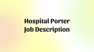 Hospital Porter Job Description Template