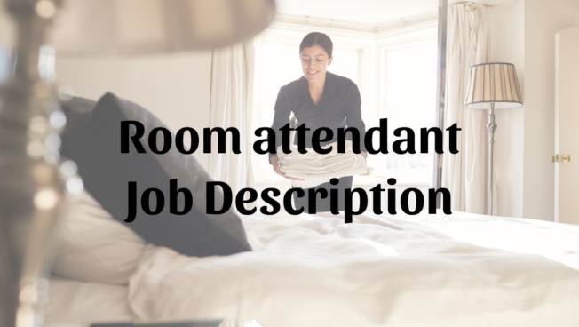 Room attendant job description