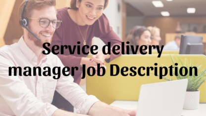 Service delivery manager job description