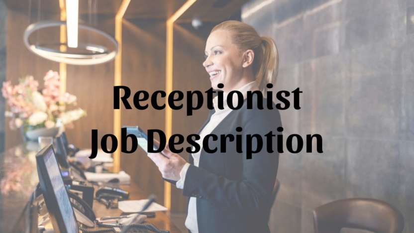 Receptionist job description