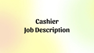 Cashier Job Description Template