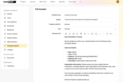 Interview confirmation email: How to write it and templates